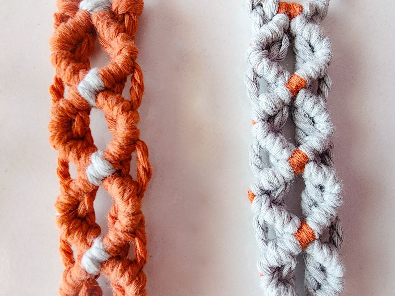 Macrame Keychain Pattern PDF Easy Boho Keychain Modern Macrame ...