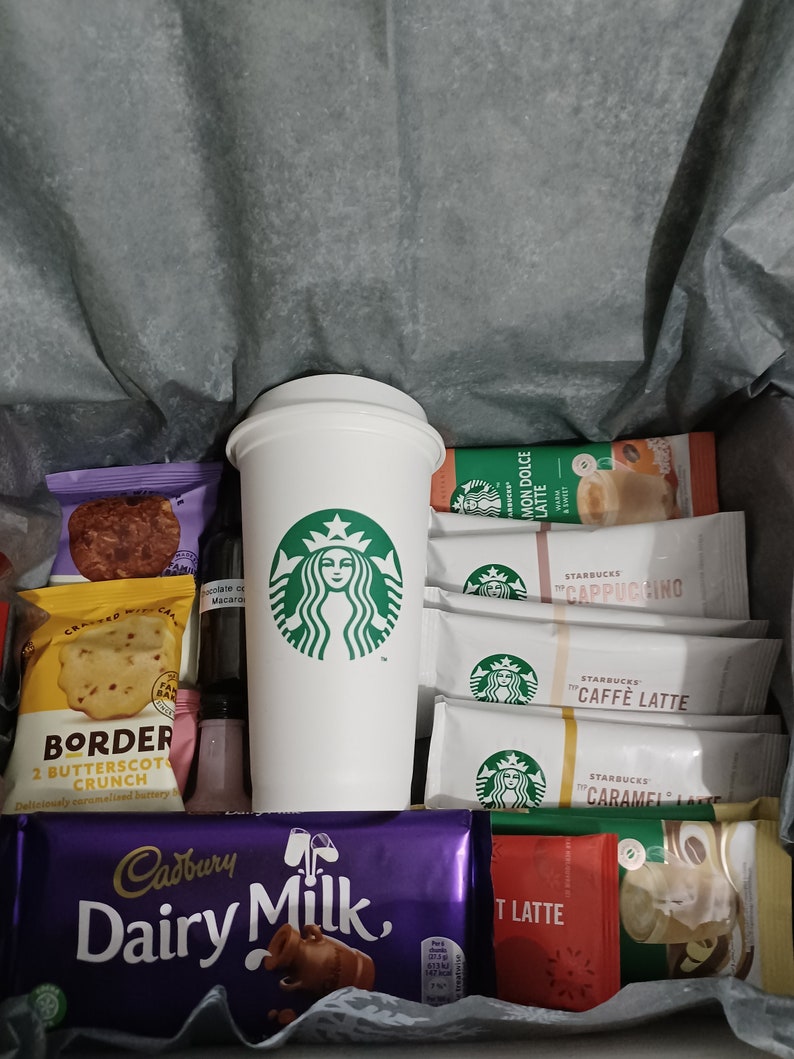 Starbucks Coffee Hot Cup Gift Box Personalised Christmas - Etsy UK