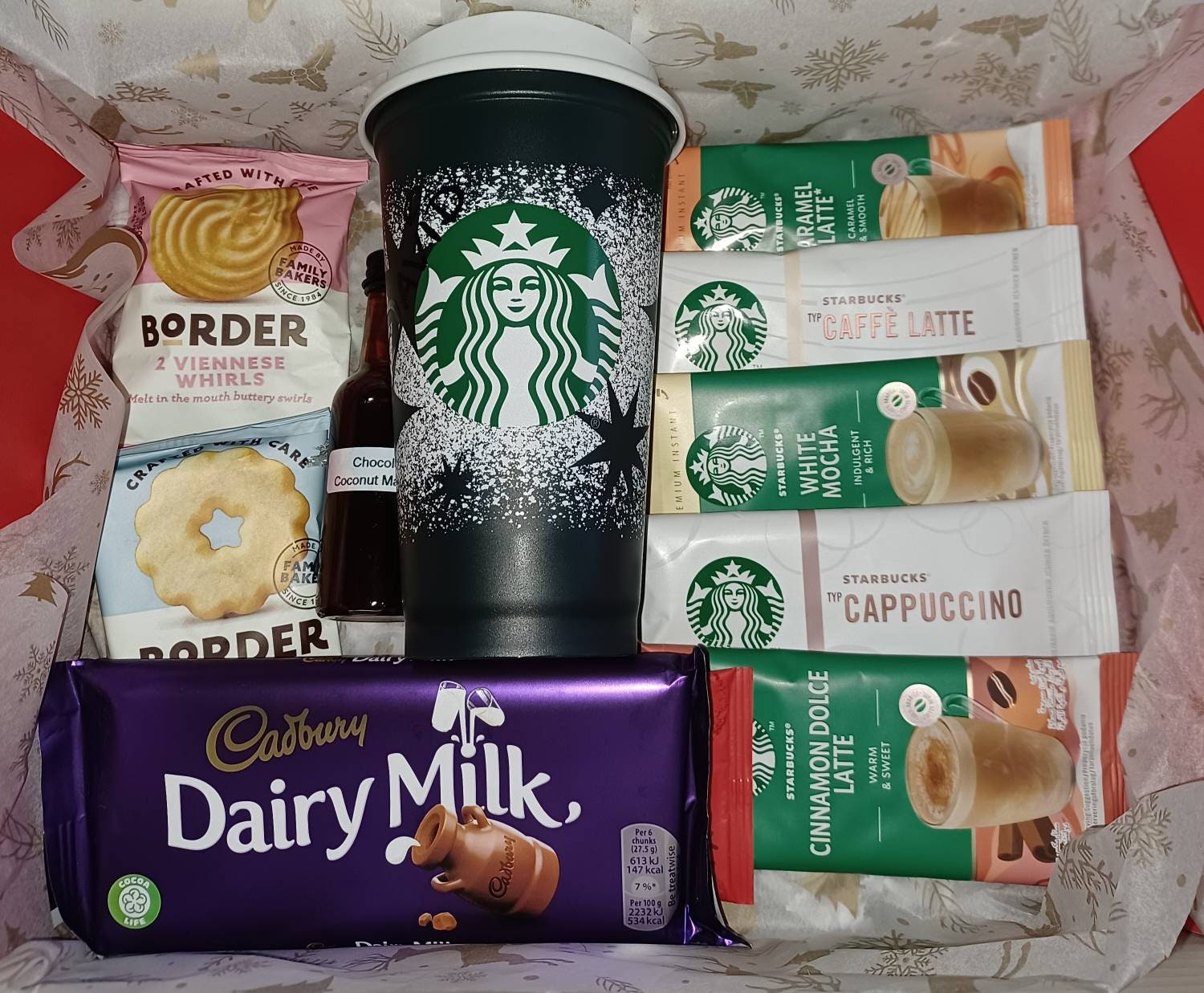 Starbucks Coffee Hot Cup Gift Box - Personalised Christmas - Etsy UK