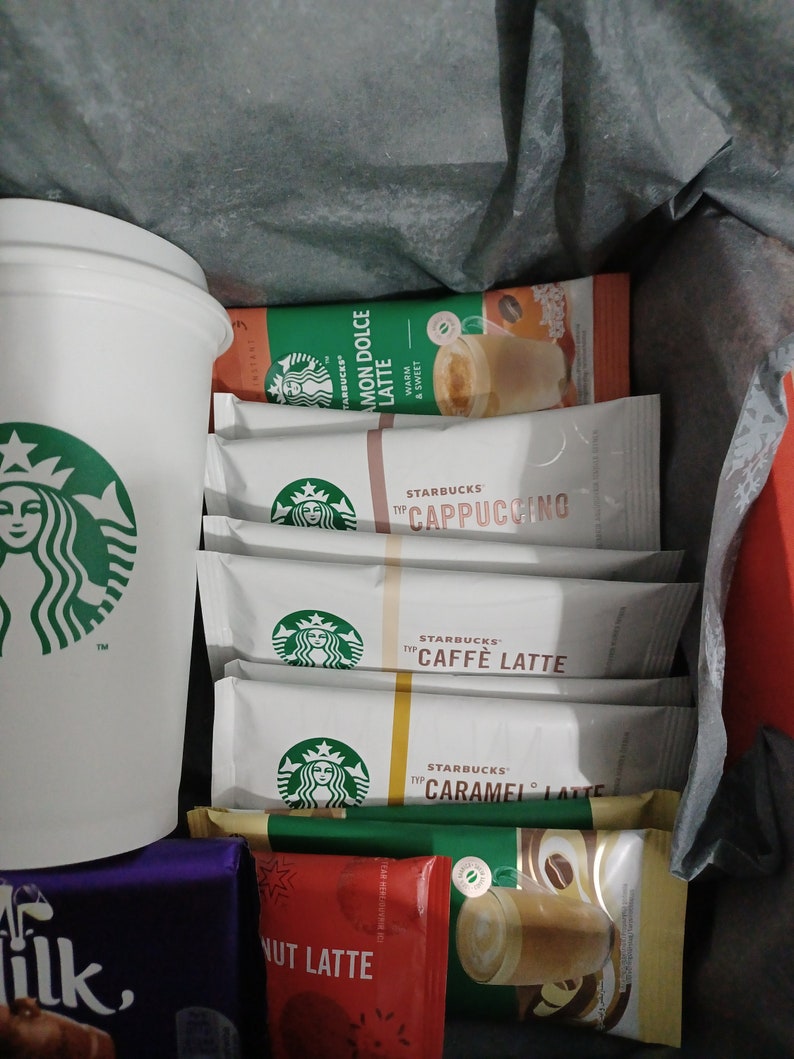 Starbucks Coffee Hot Cup Gift Box Personalised Christmas - Etsy UK