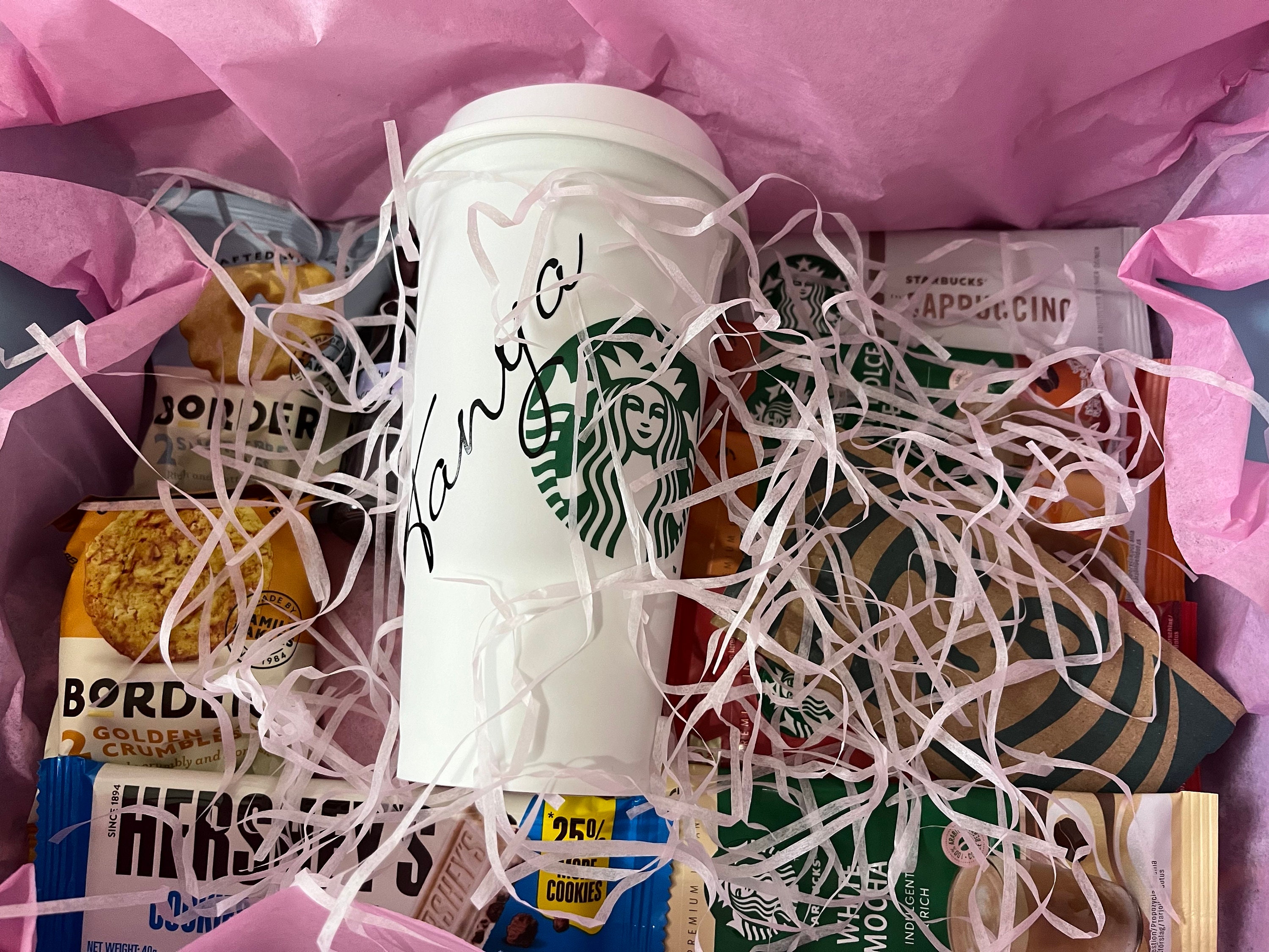 Starbucks Coffee Hot Cup Gift Box - Personalised - Etsy UK