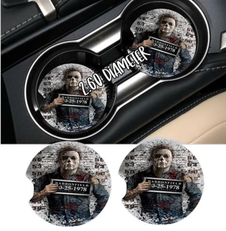Multi Character Mugshot Gallery 2pk Car Coaster Sets - Etsy