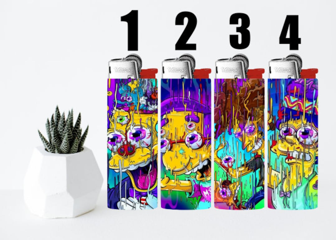Simpsons Bic Lighter Sets - Etsy
