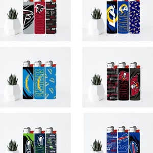 32 Teams Football Bic Lighter Sets - Etsy