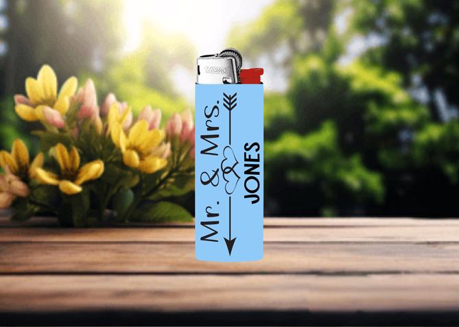 Custom Wedding/personalized Bic Lighter Sets - Etsy