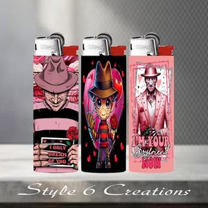 Hearts of Horror Bic Lighter Sets (5) - Etsy