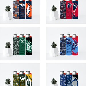 32 Teams Football Bic Lighter Sets - Etsy