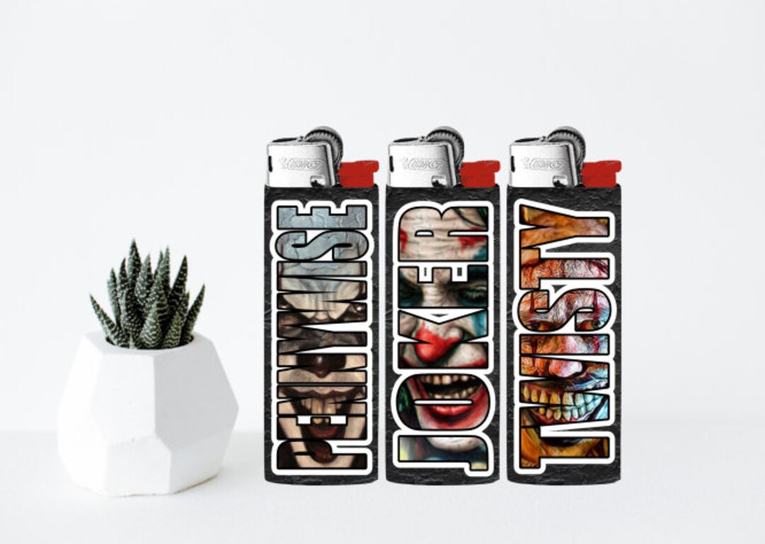 3pk Halloween Trio Bic Lighter Set - Etsy