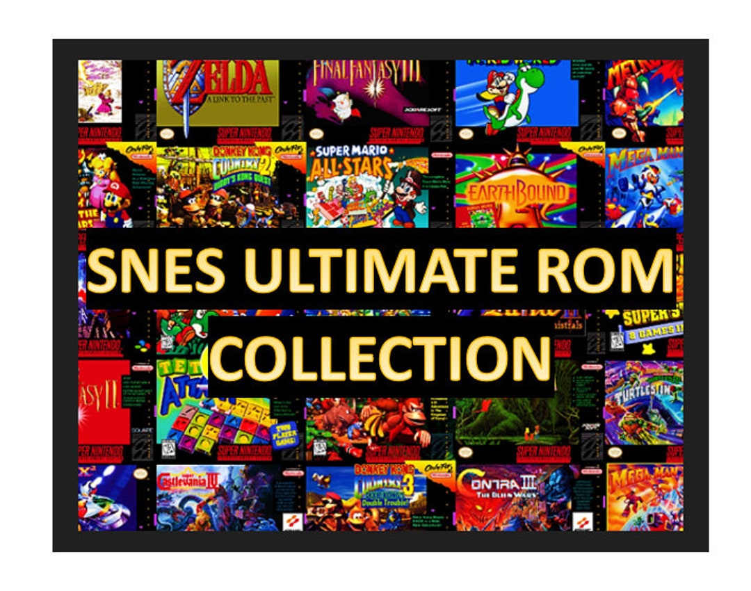 SNES Complete Roms Collection - Etsy