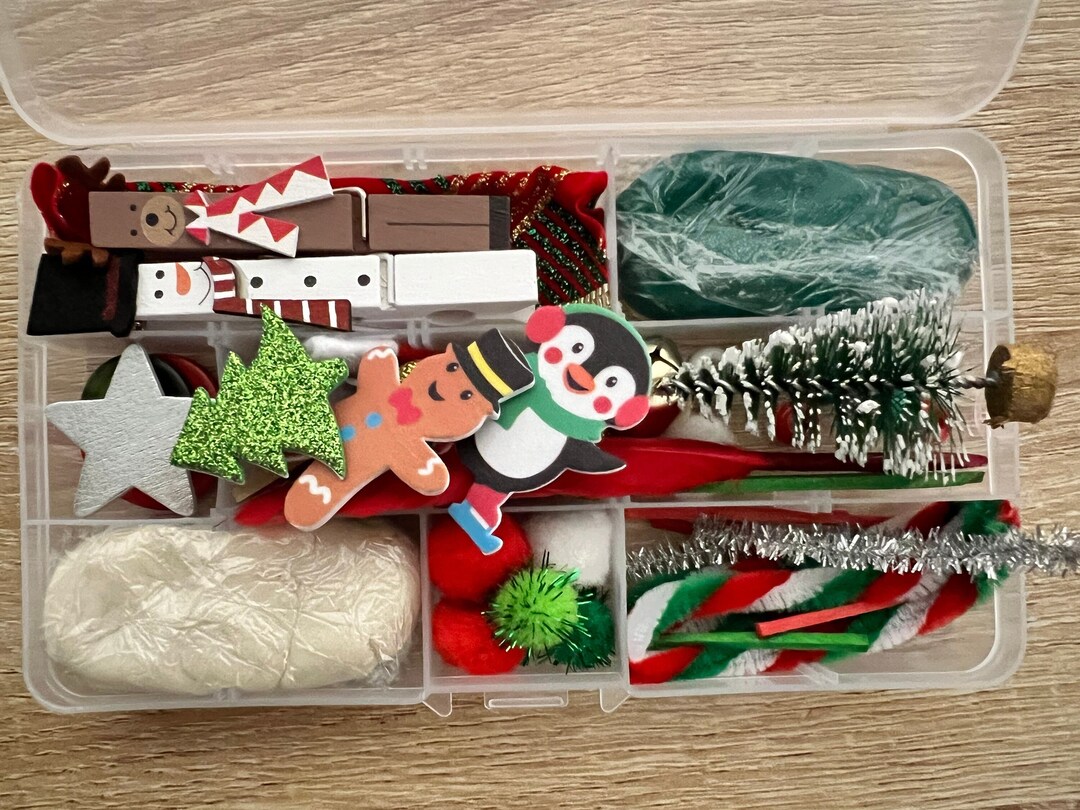 CHRISTMAS PLAYDOUGH KIT, Playdough Kit, Toddler Christmas Gift, Sensory ...