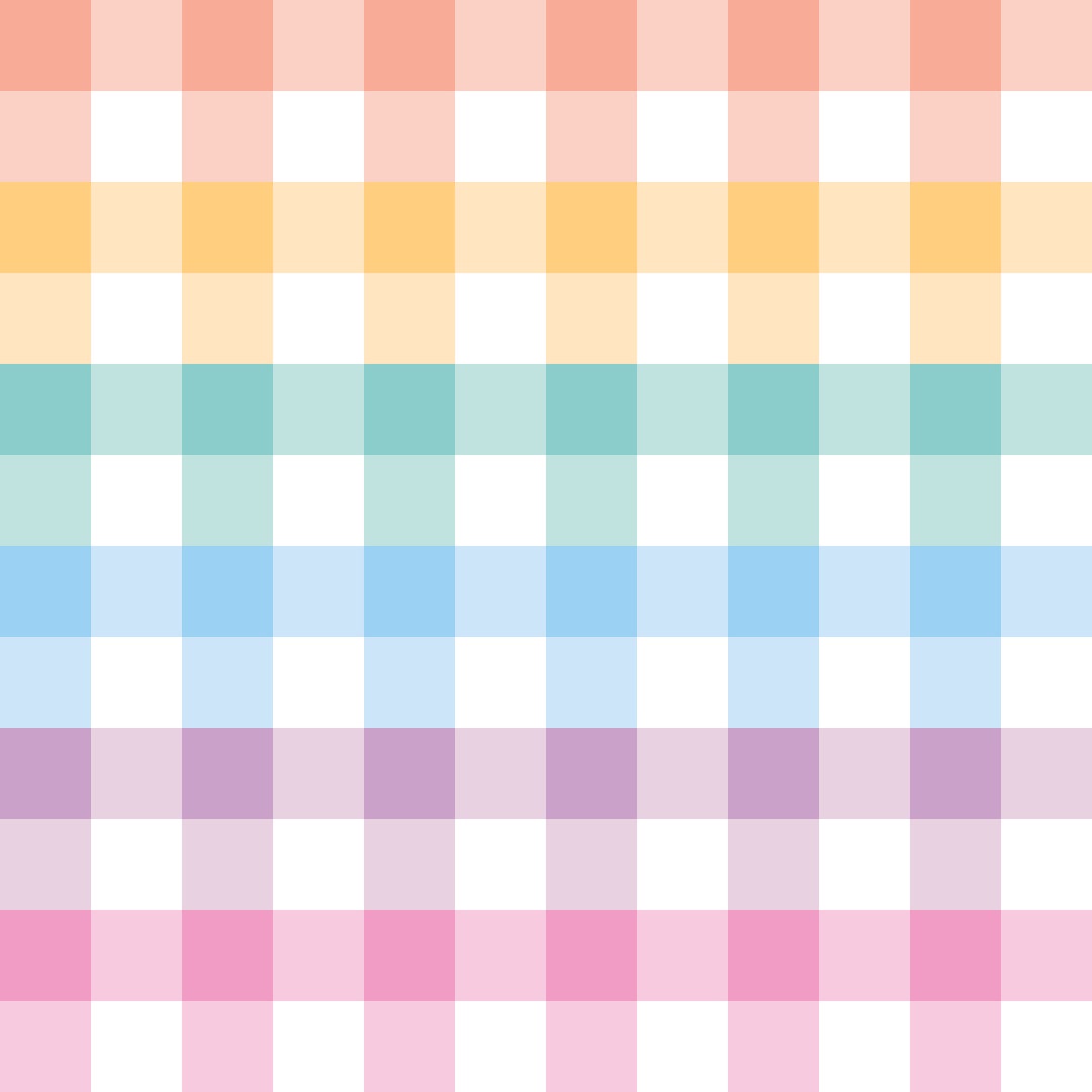 Rainbow Gingham Seamless Repeat Pattern JPEG - Etsy