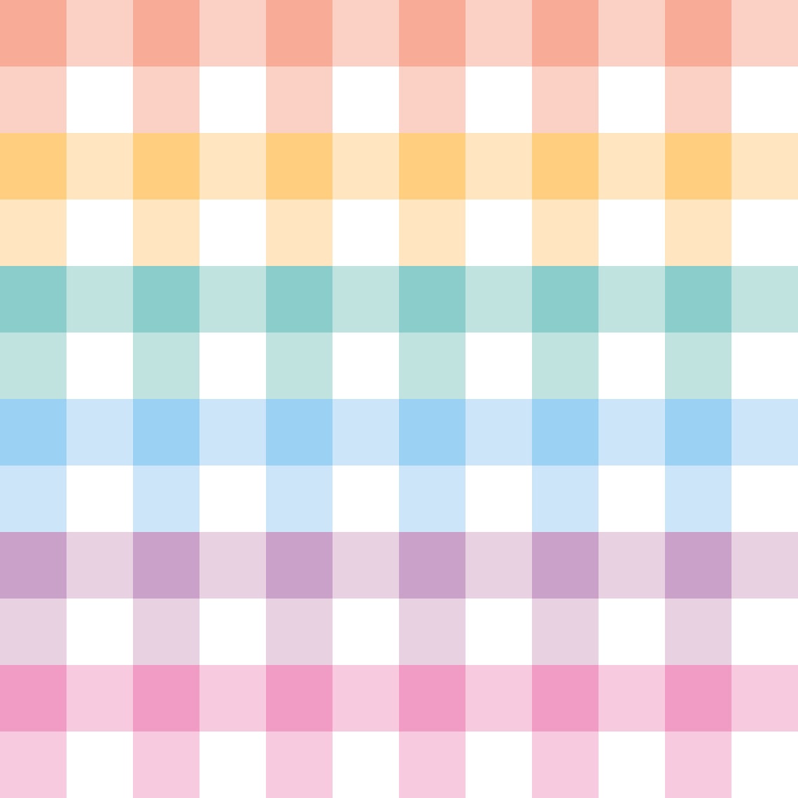 Rainbow Gingham Seamless Repeat Pattern JPEG - Etsy