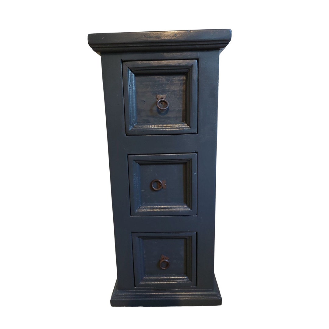 3 Drawer Solid Wood Stand - Etsy