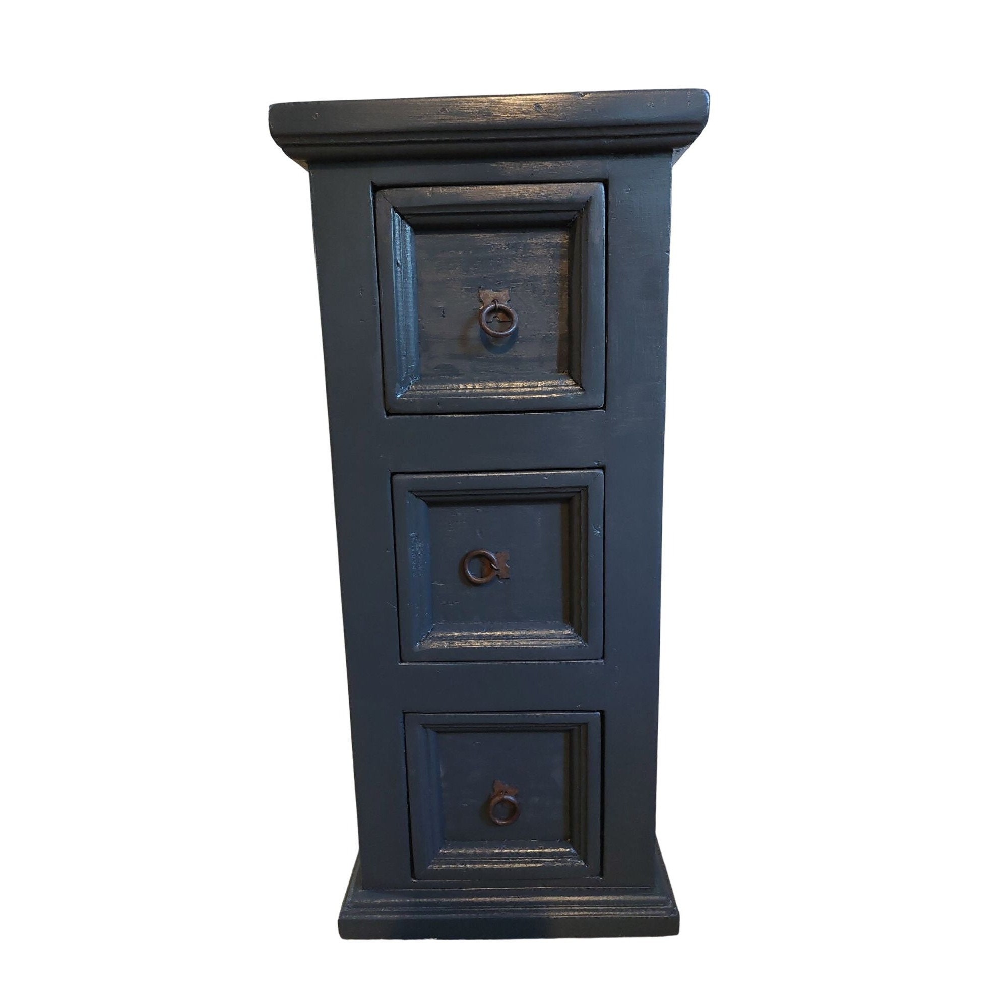 3 Drawer Solid Wood Stand - Etsy