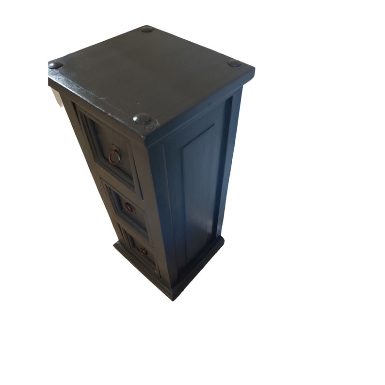 3 Drawer Solid Wood Stand - Etsy