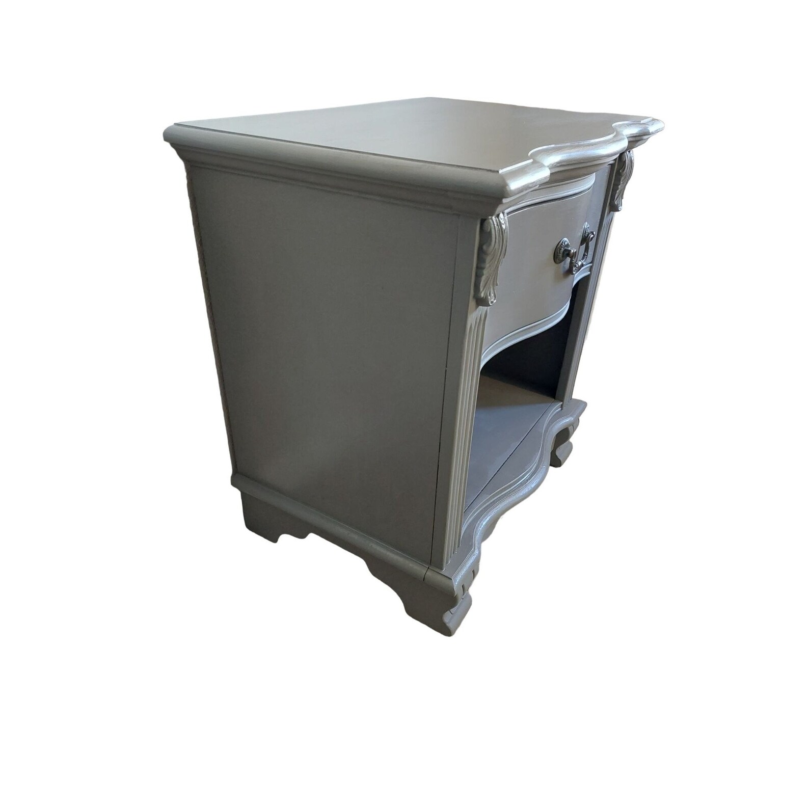 Refinished 1 Drawer Wood Night Stand - Etsy