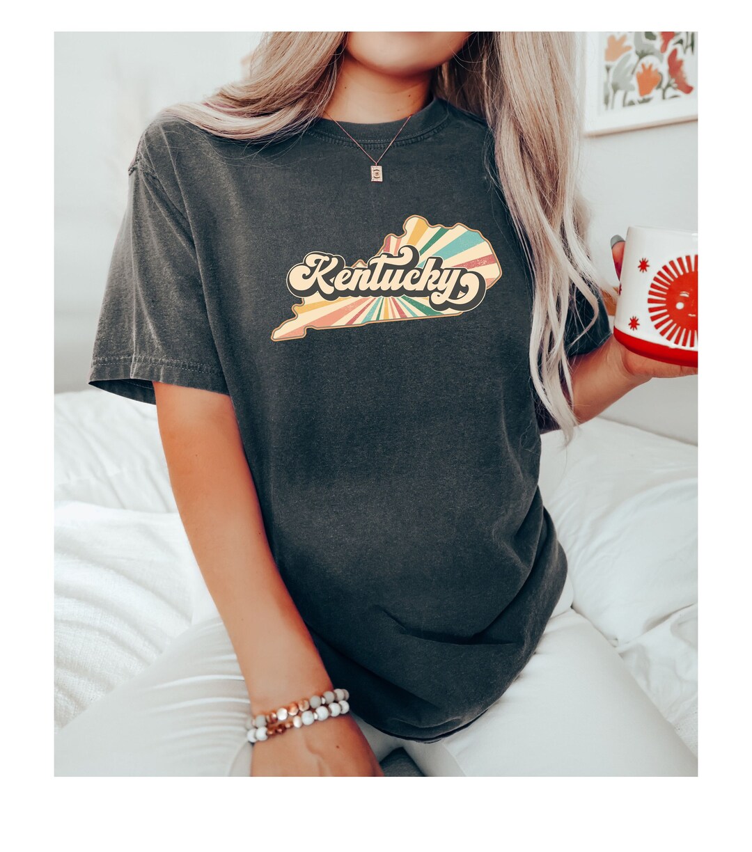 Kentucky State Shirts, Kentucky State Map Shirt, Kentucky Travel Gifts ...