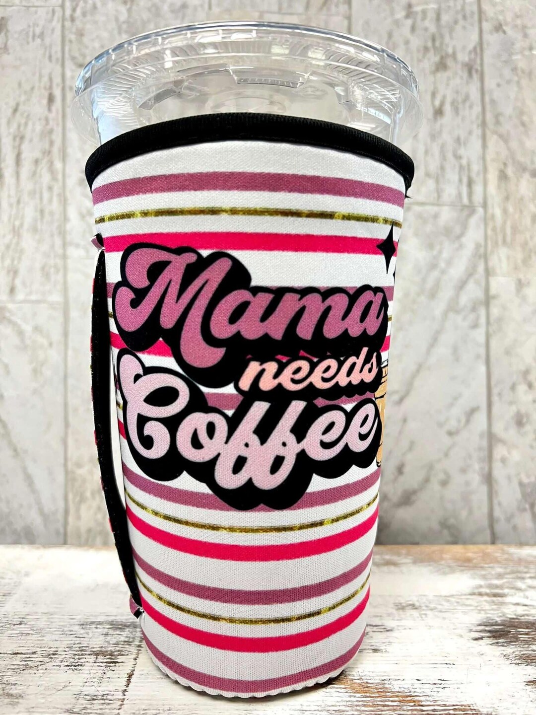 Insulated Cup Cover Sip Sleeve Mama Needs Coffee Fits 20-32 OZ Cups - Etsy