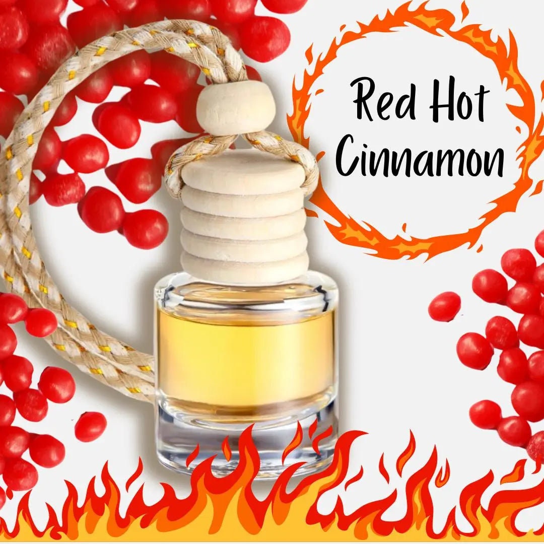 Car Air Freshener New ** Red Hot Cinnamon FIREBALL Fragrance Diffuser ...