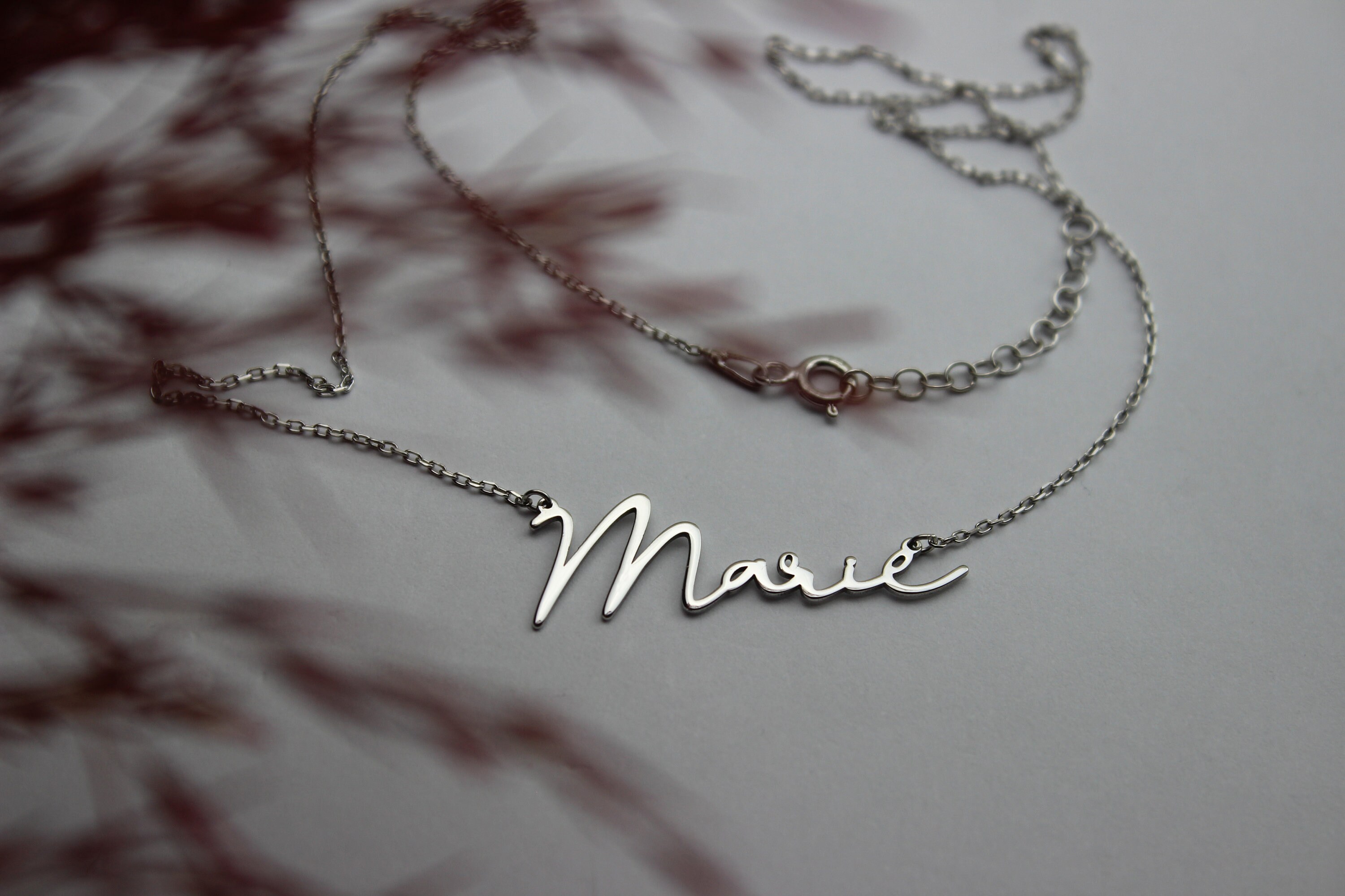 14K Solid Gold Personalized Name Chain Personalized Name - Etsy