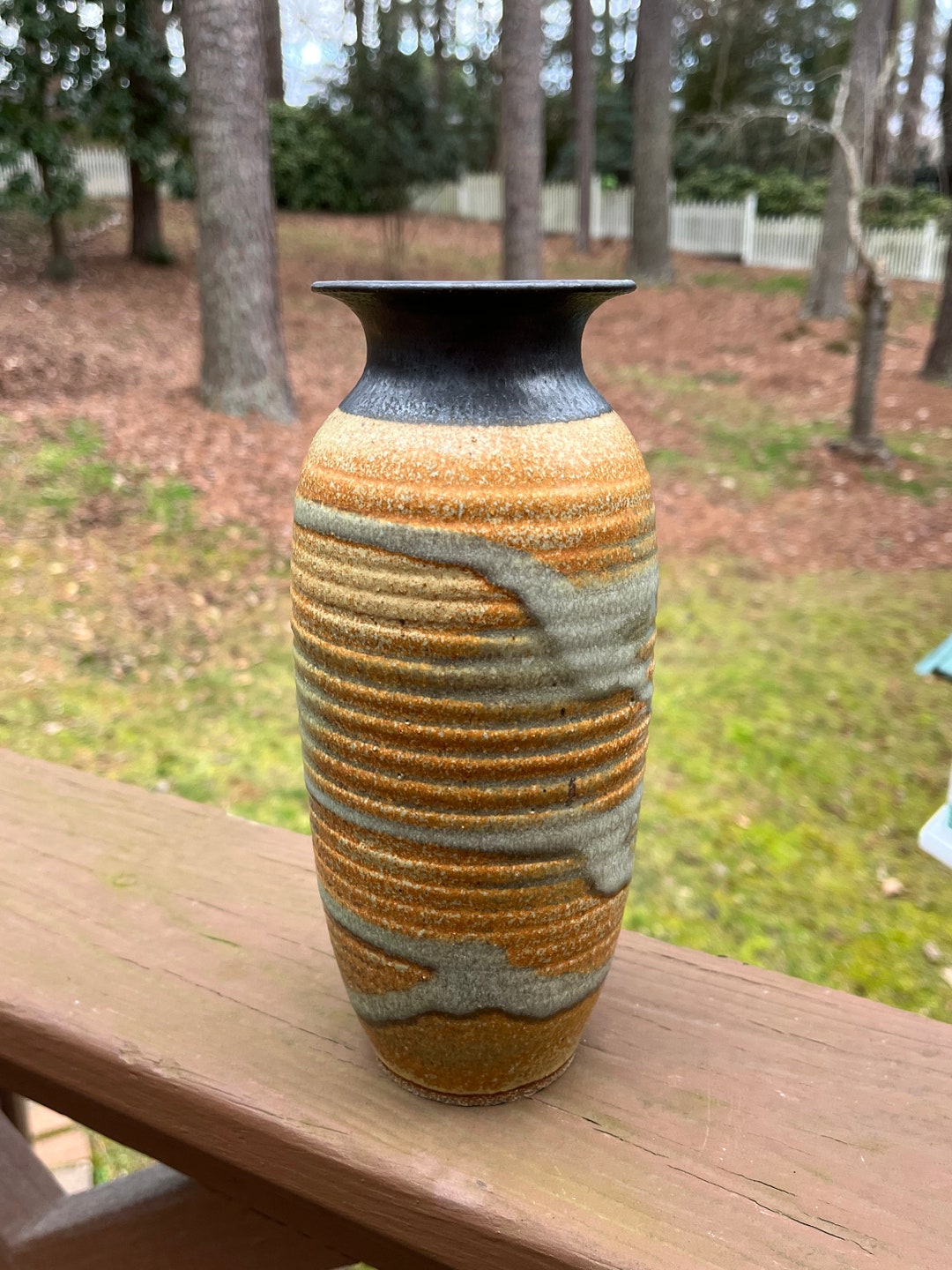 Gorgeous Studio Pottery Vase Made/signed by Glenn Spangler - Etsy