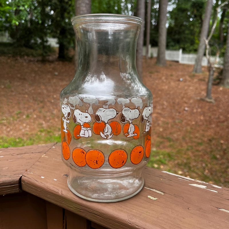 Vintage Peanuts Glassware - Etsy