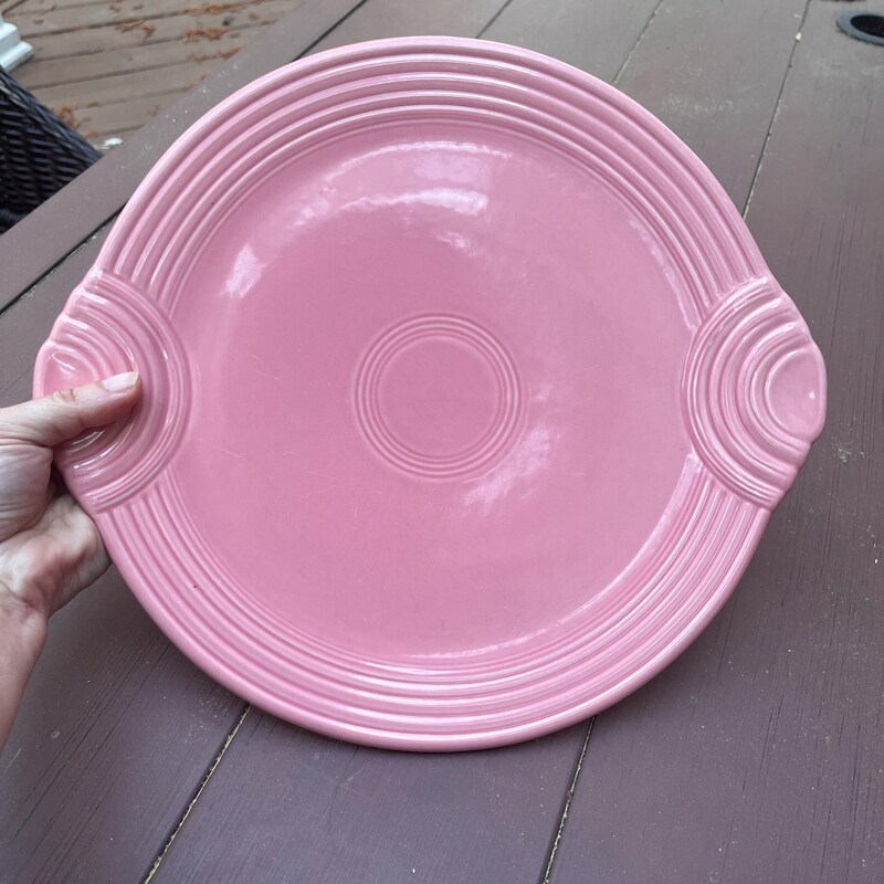 Fiesta Cake Plate - Etsy