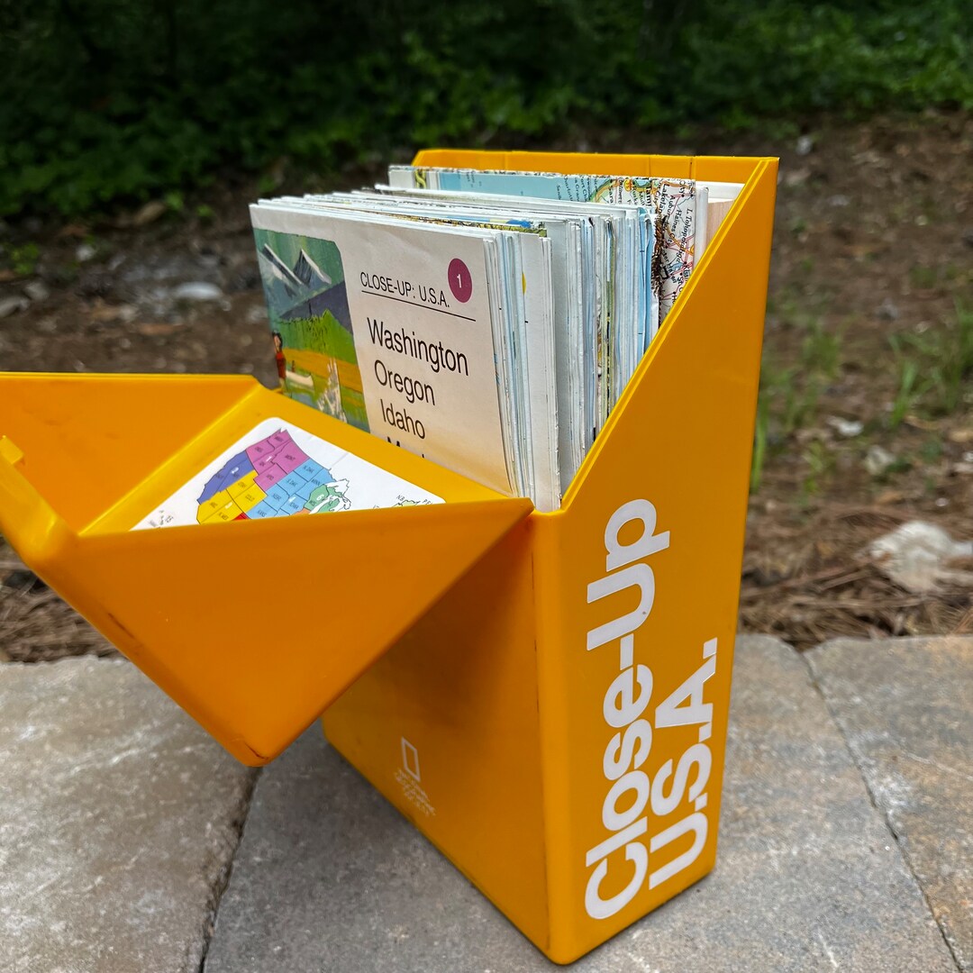 Vintage 1986 National Geographic "close-up: U.s.a." Complete Map Set - Etsy