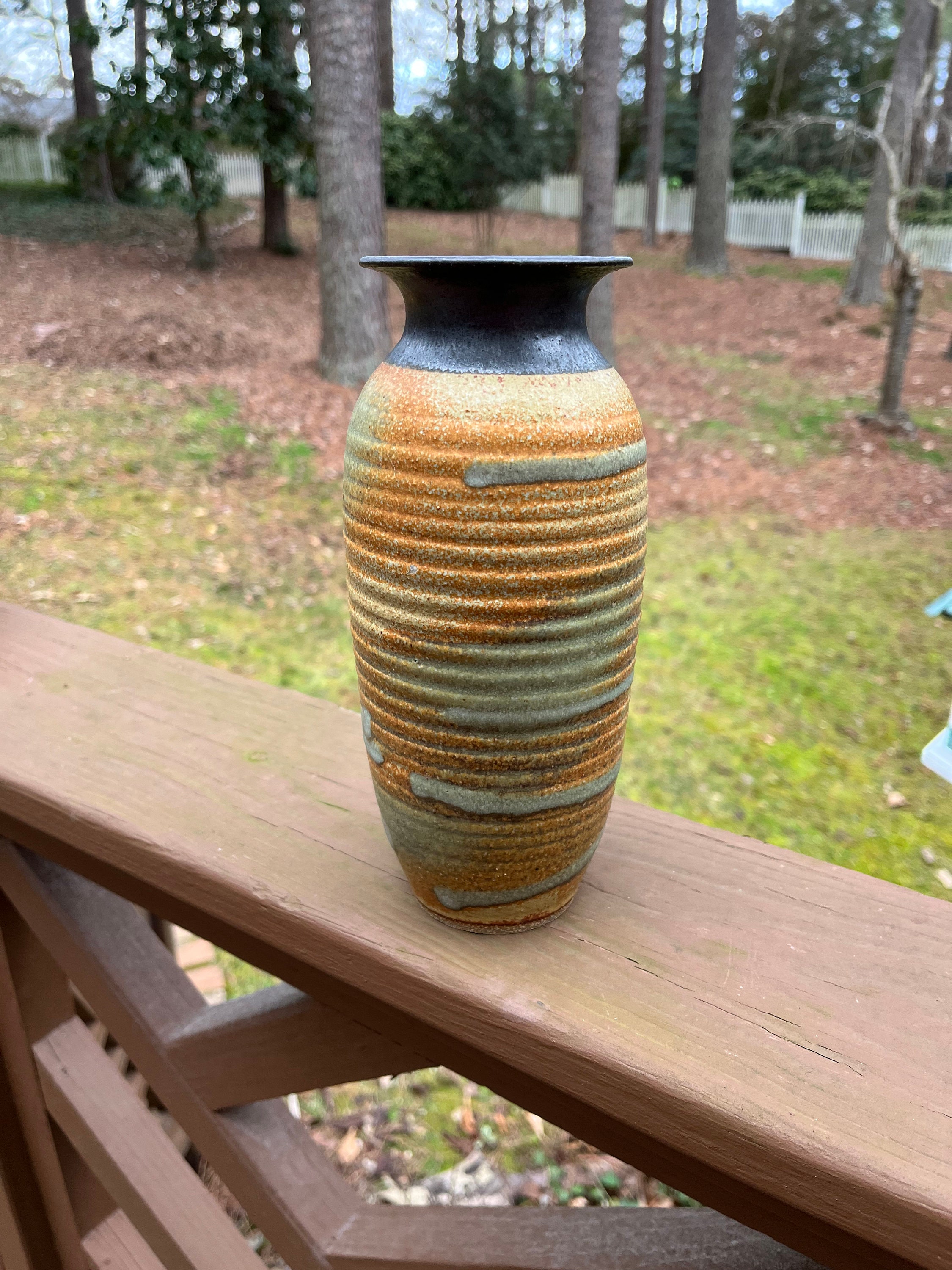 Gorgeous Studio Pottery Vase Made/signed by Glenn Spangler - Etsy