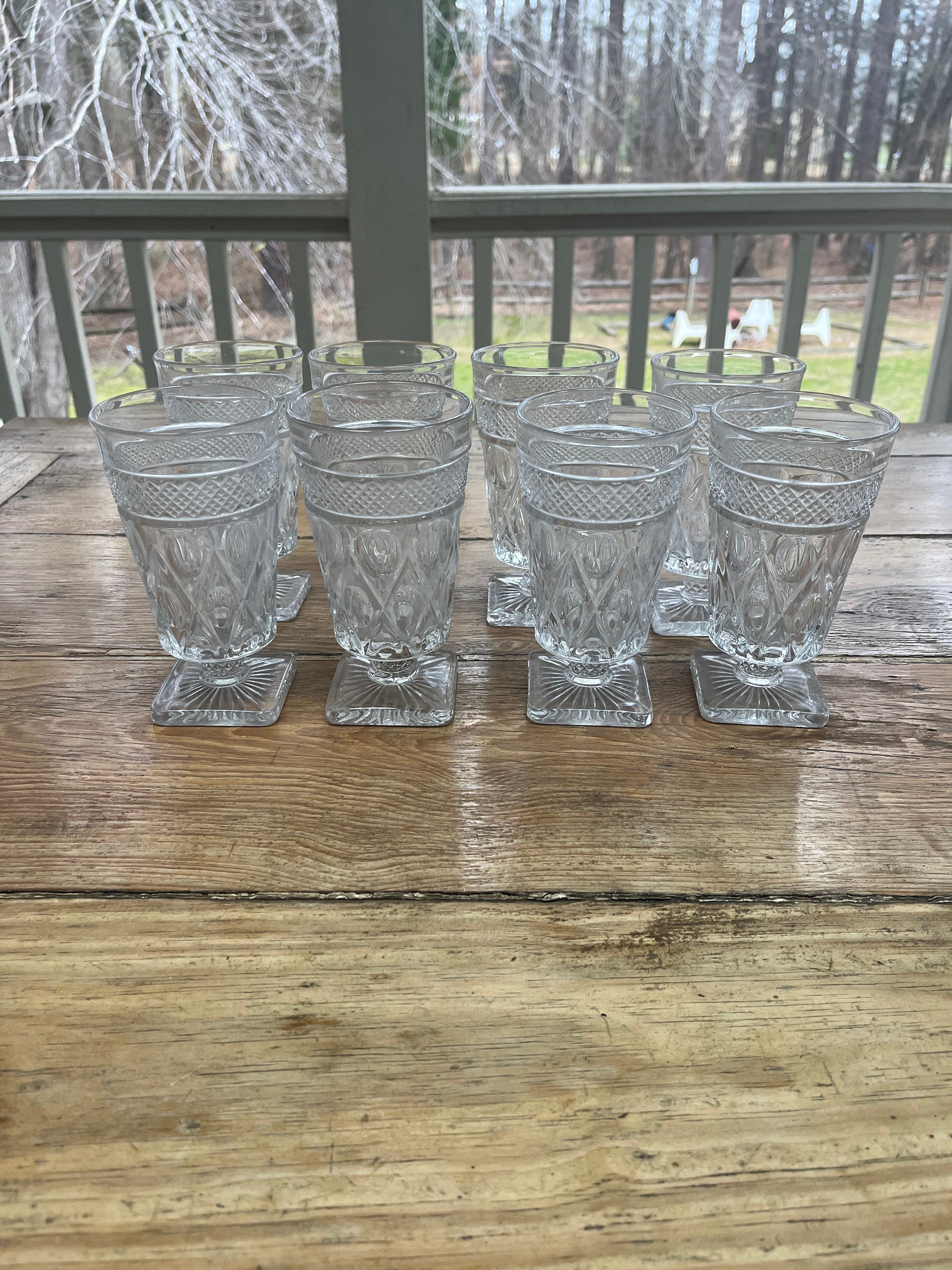 Set of 8 Vintage Ice Tea Water Glassed Imperial Glass Ohio - Etsy