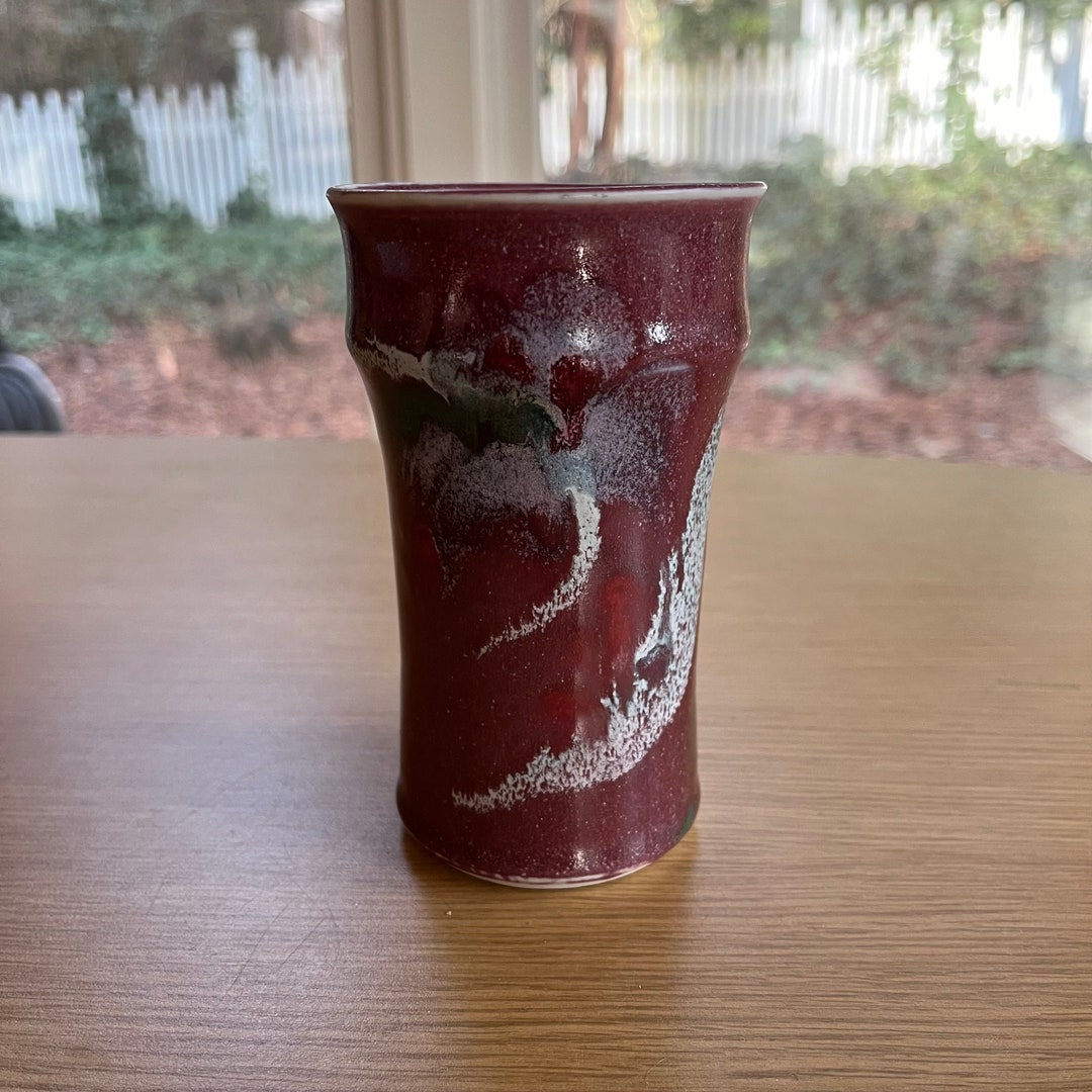 Vintage North Carolina Studio Pottery Cooper Mays Vase or Tumbler - Etsy