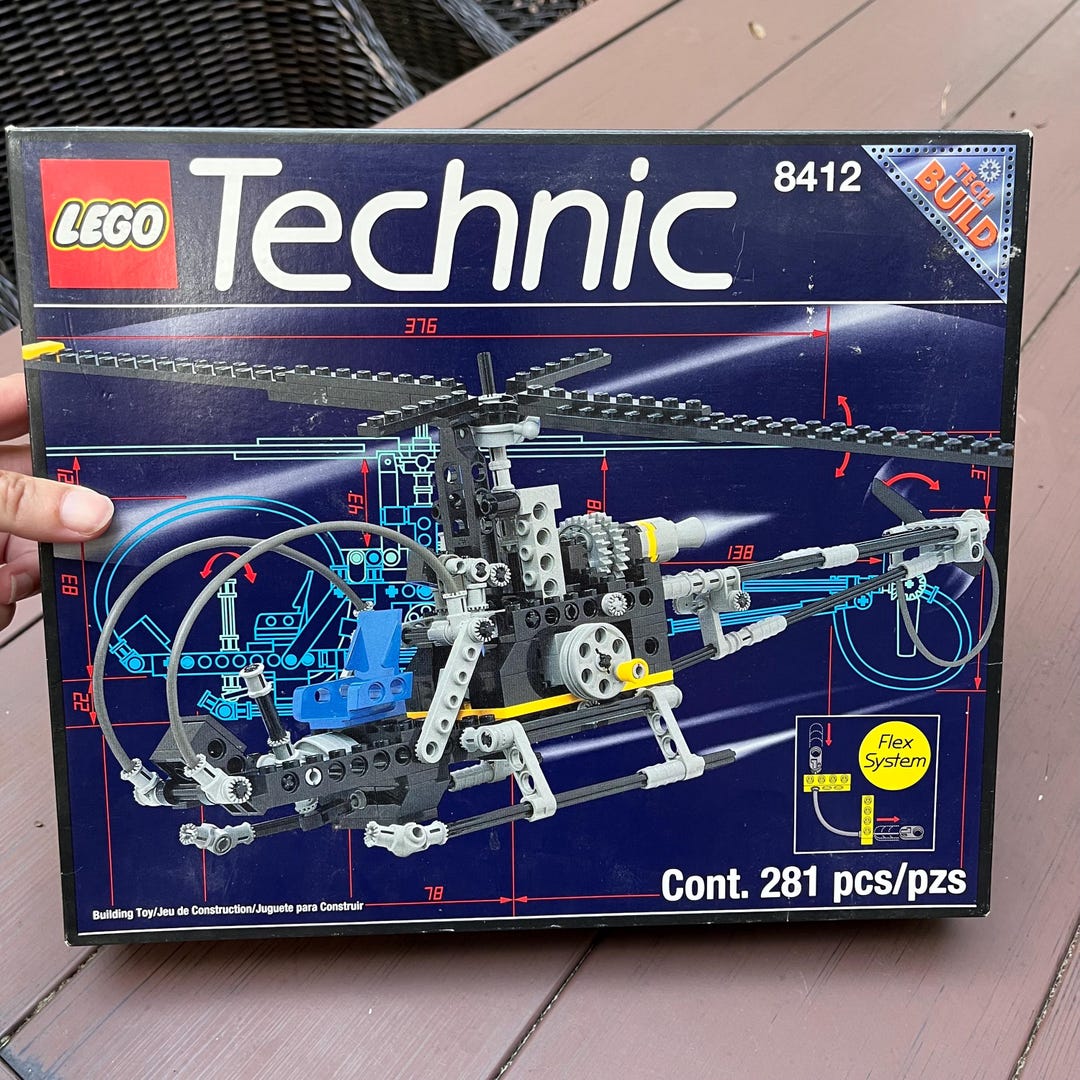 Unopened 1995 LEGO Technic Nighthawk - Set 8412 - Etsy