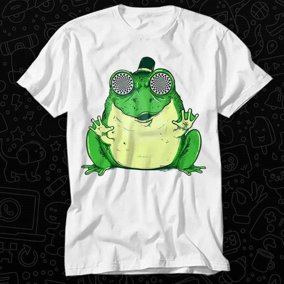 Hypnotize Star Frog T Shirt Gift for Womens Mens Unisex Top Adult Tee ...