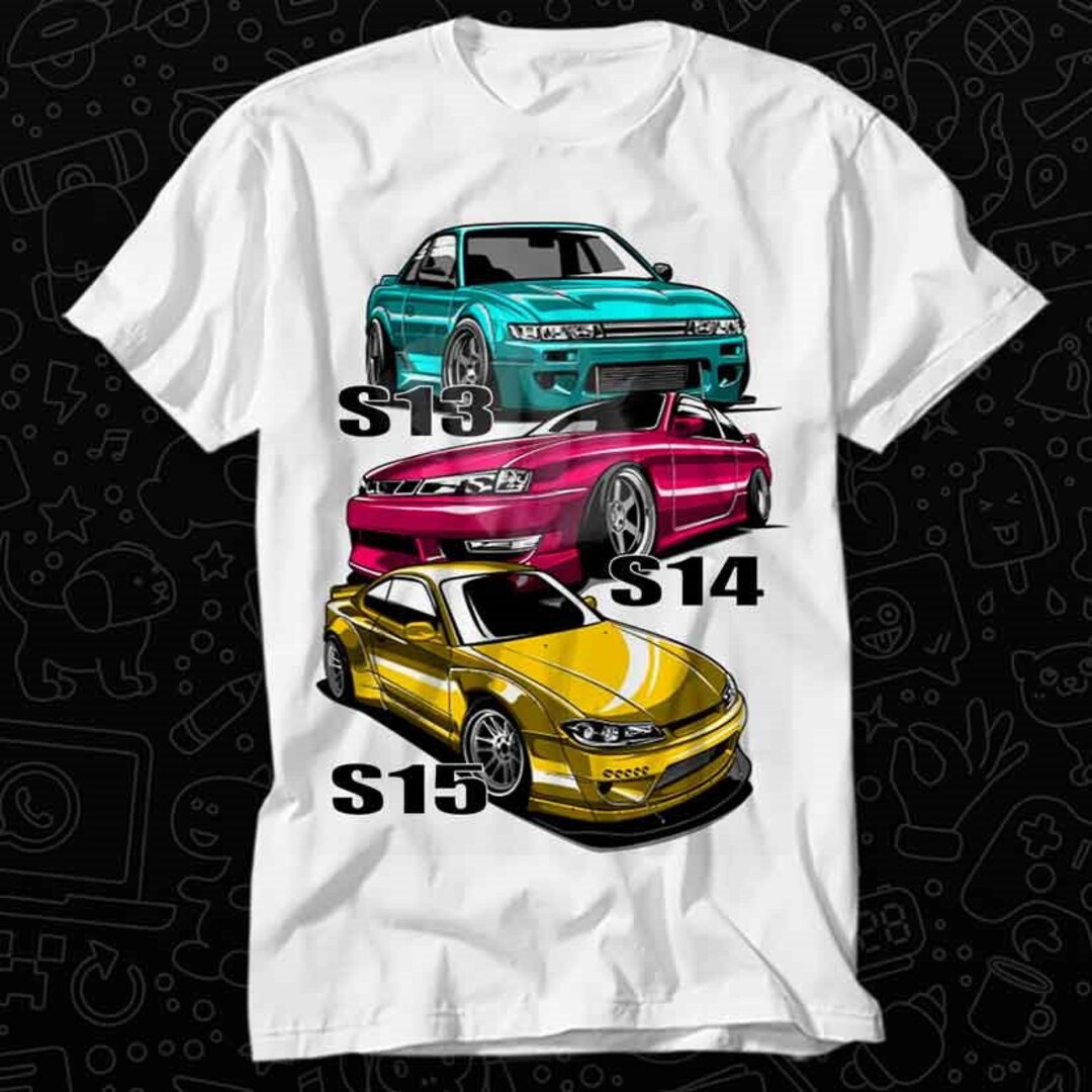 Nissan Silvia S13 S14 S15 JDM Race Car Japanese T Shirt Gift - Etsy
