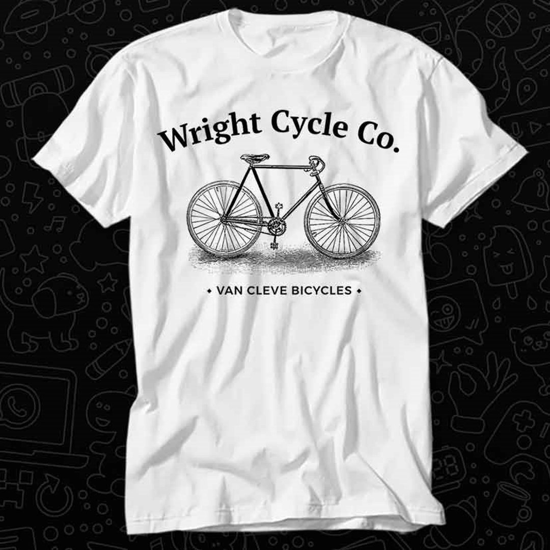 Wright Brothers Bicycle Wright Cycle Company Dayton Ohio T Shirt Gift ...