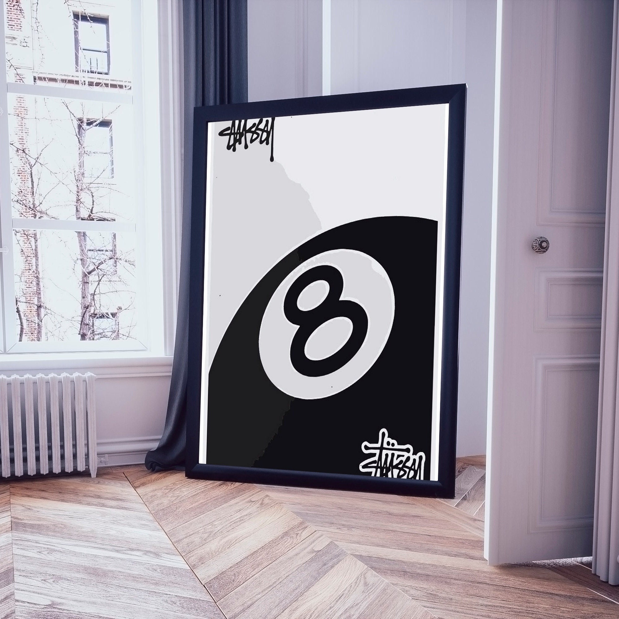 Stussy 8 Ball Poster