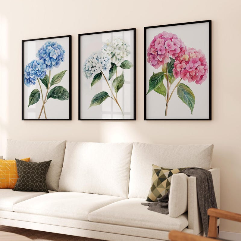 Hydrangea Print - Etsy
