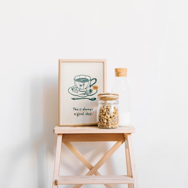 Tea Poster - Etsy