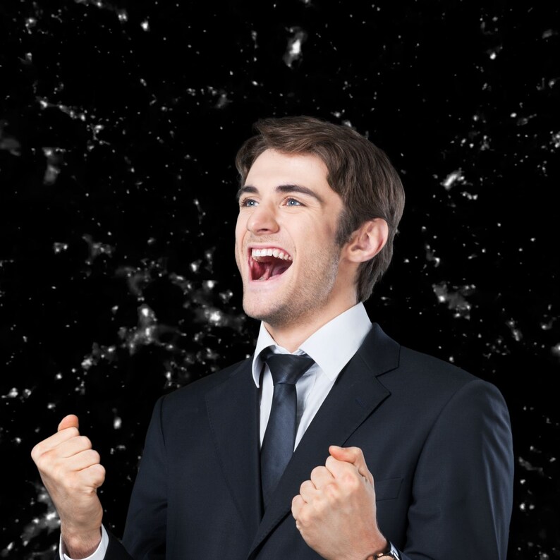 Space Animated Zoom Background the Final Frontier Black - Etsy