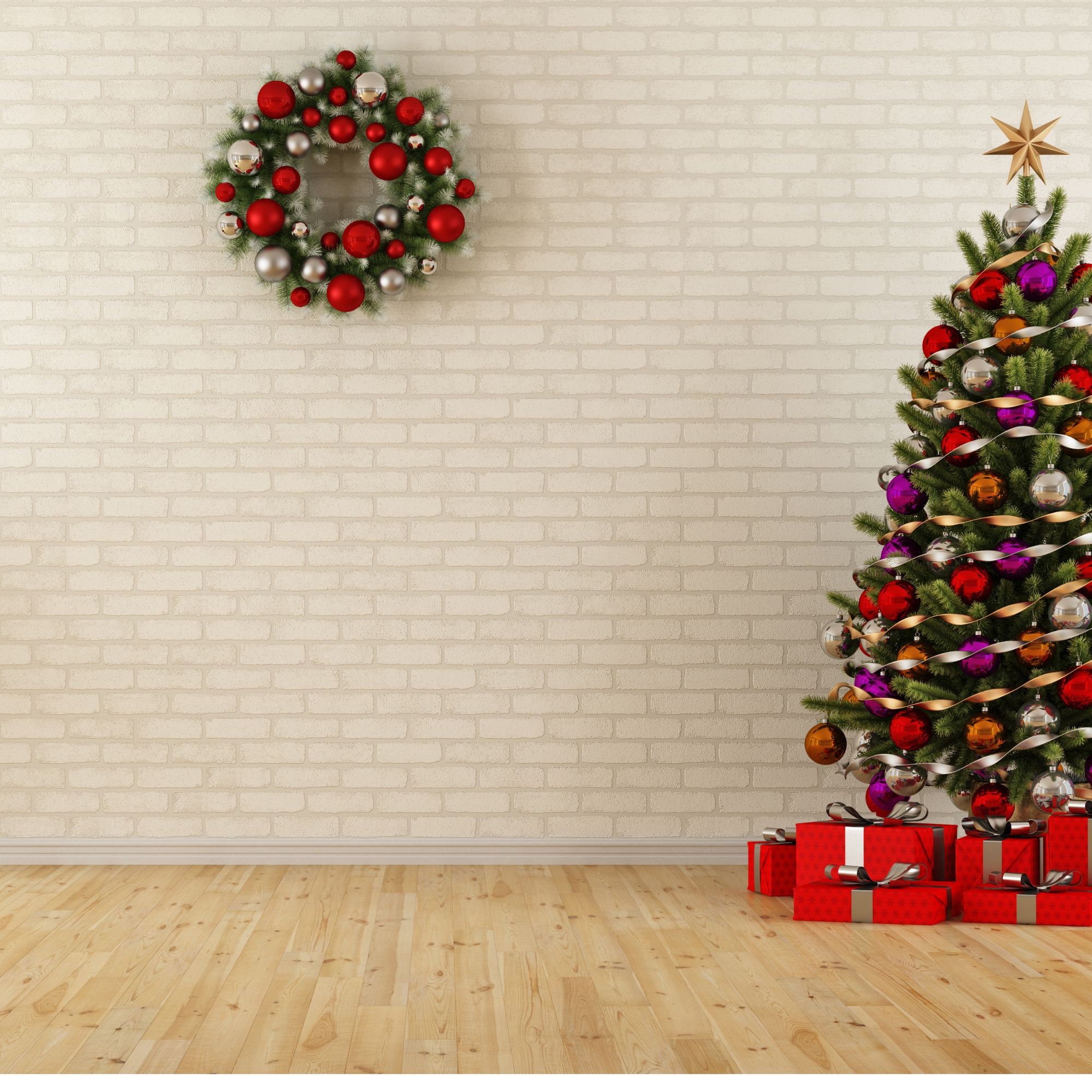 Zoom Backgrounds Christmas Home 3 Pack Trees Holiday Cheers Windows ...