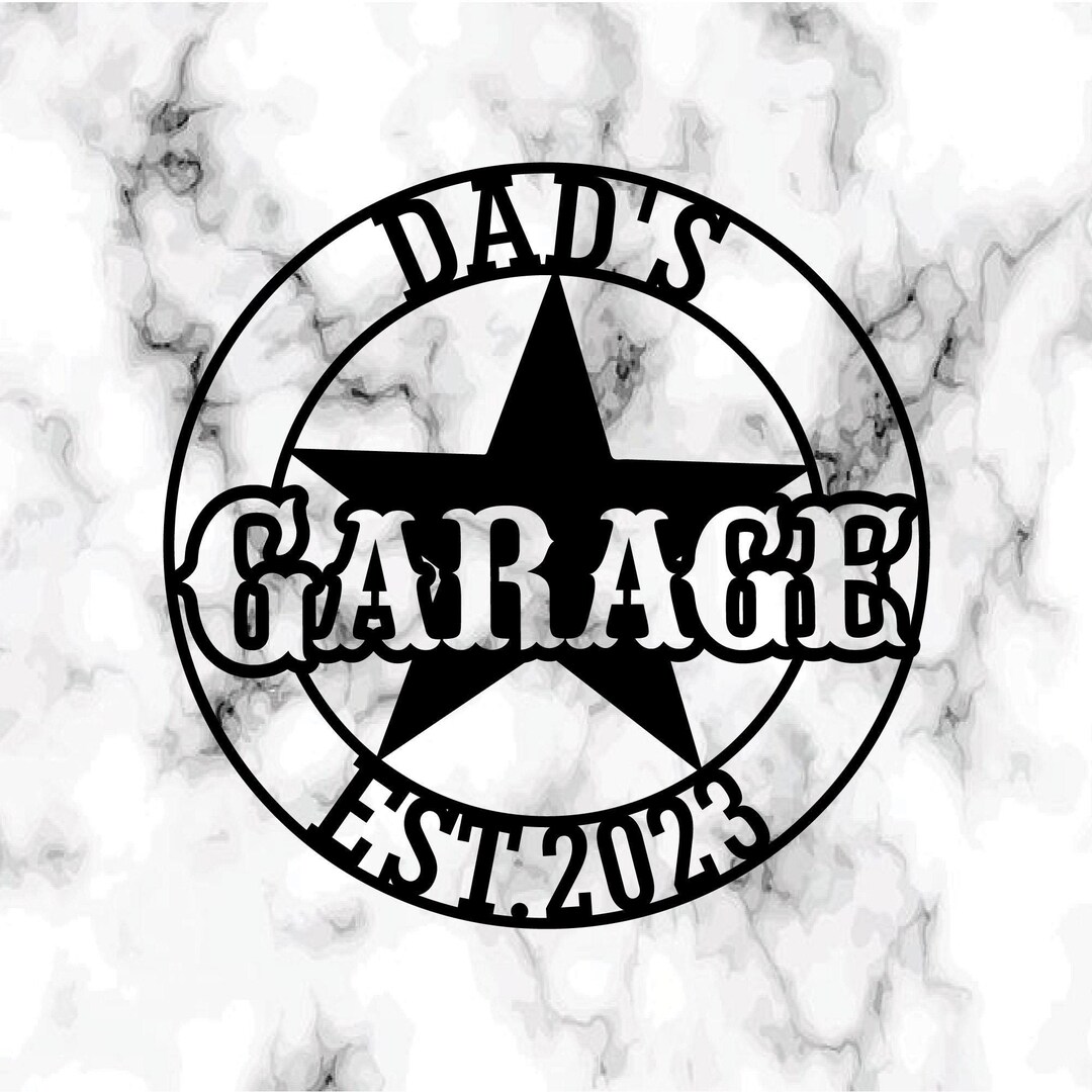 Kuttyarts Custom Garage Metal Sign,mustang Wall Sign, Garage Sign, Car ...