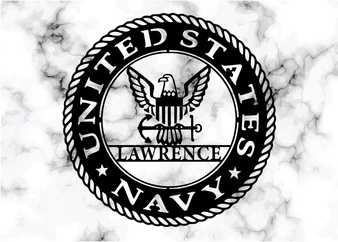 Kuttyarts Custom US Navy Metal Sign, United States Navy Metal Sign ...