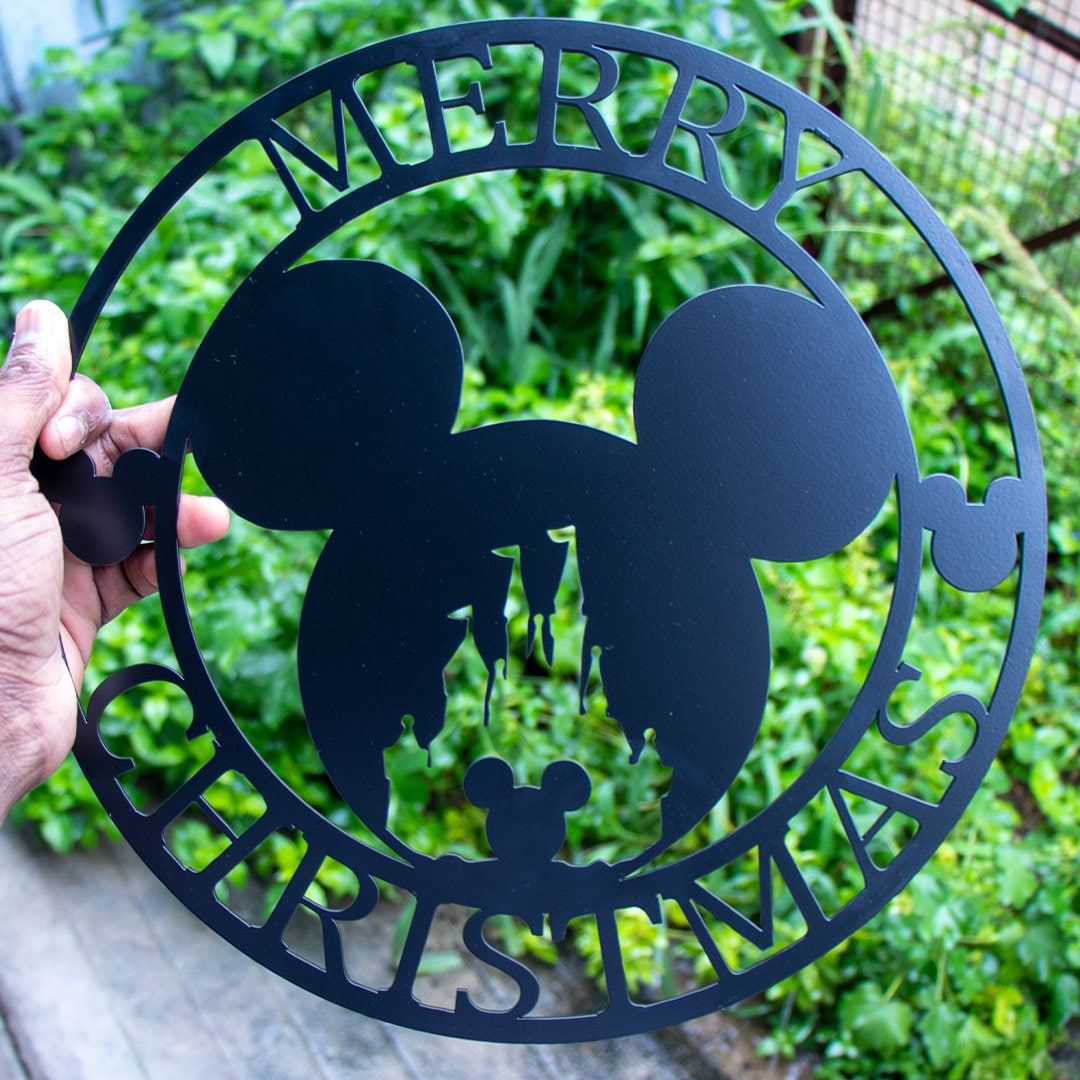 KuttyArts Personalized Mr and Mrs Metal Sign, Disney Metal Sign ...