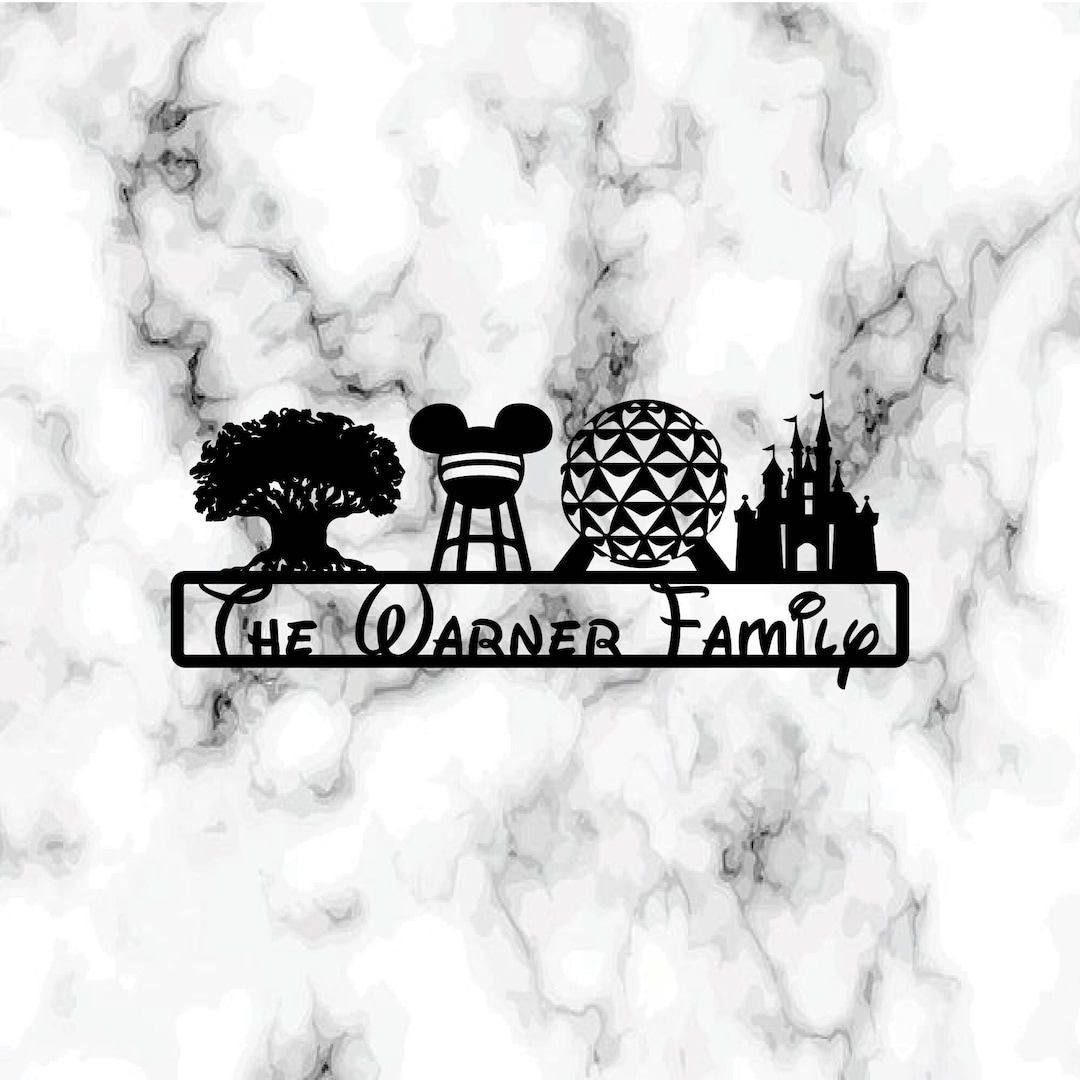 Kuttyarts Custom Disney Park Metal Sign, Disney Style Metal Sign ...