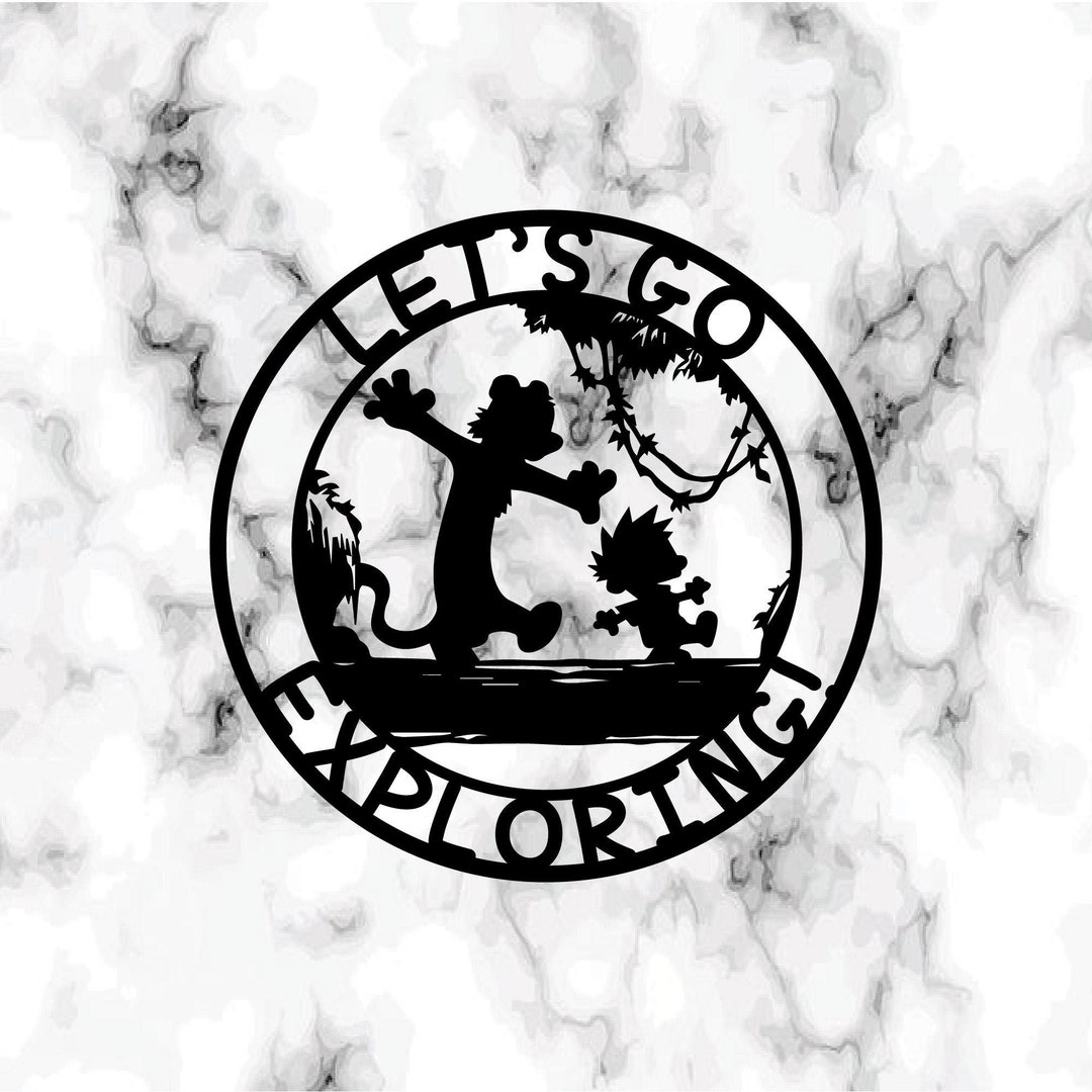 Calvin and Hobbes Metal Sign, Comic Sign, Kids Room Decor, Nursery ...