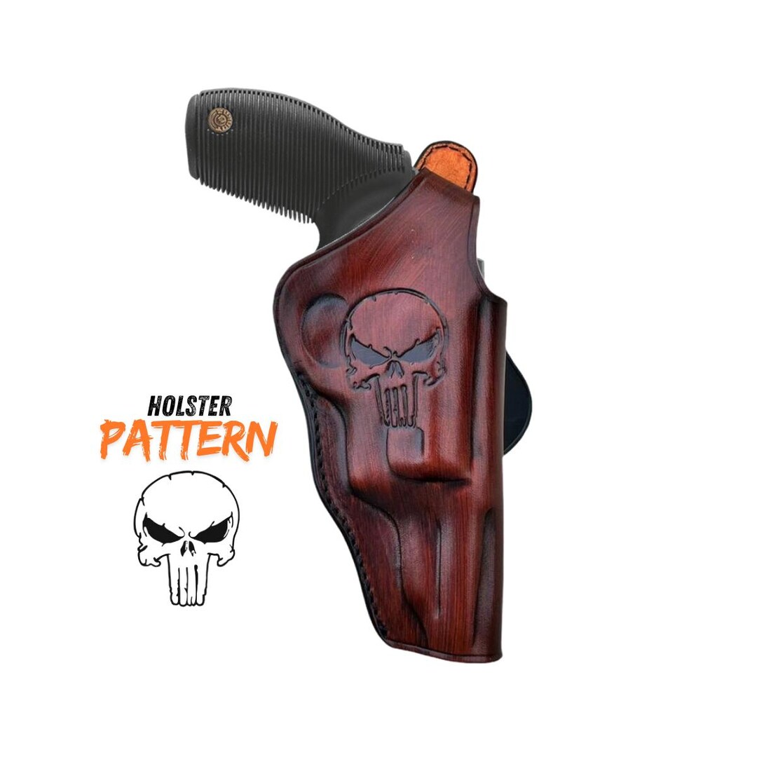Leather Paddle Revolver Holster for Colt Python or Colt King Cobra ...