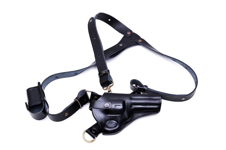 Leather Chest Holster Fits Colt Python 357 Mag. Colt King - Etsy