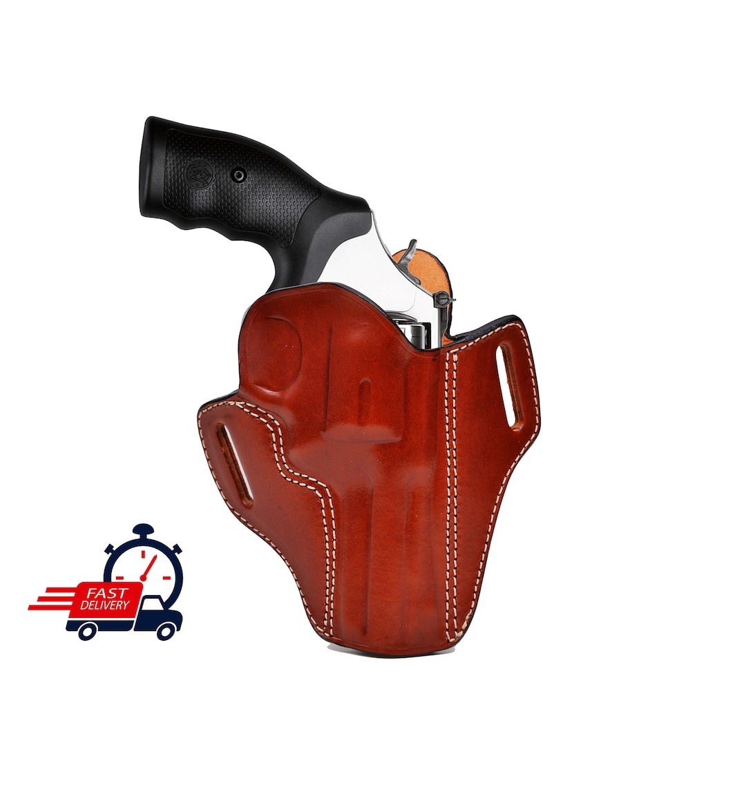 Leather OWB Holster Fits Colt Python 357 Mag. - Colt King Cobra 357 Mag ...