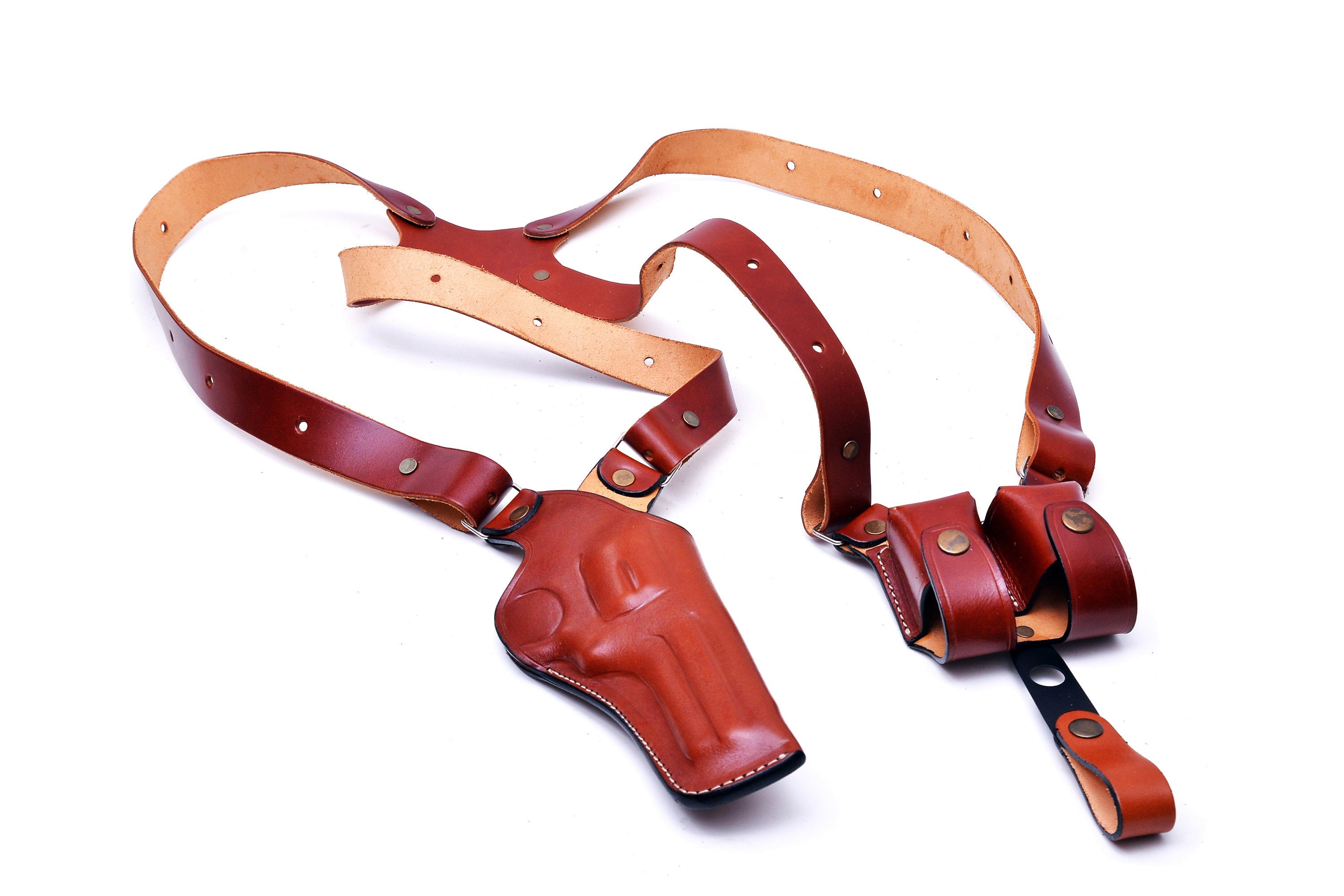 Leather Shoulder Holster Fits Colt Python 357 Mag. Colt King - Etsy