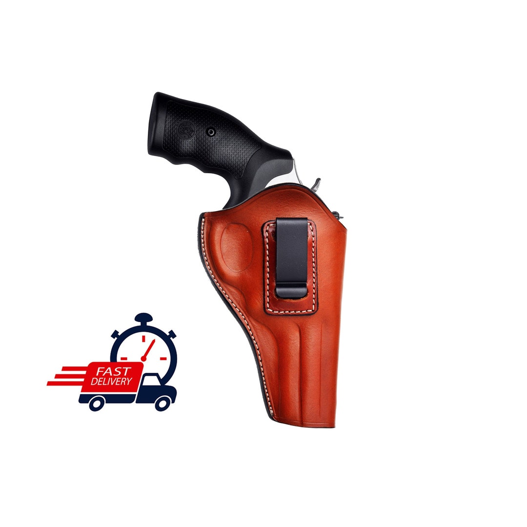 Handmade Leather IWB Holster: Colt Python/king Cobra 357 Mag Concealed ...